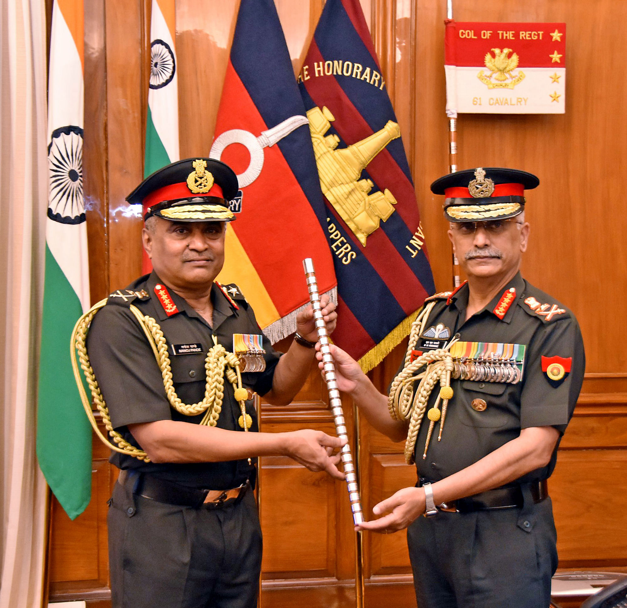 Gen Manoj Pande takes charge as Army Chief - Greater Kashmir