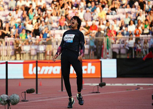 Neeraj Chopra finishes 1st at Lausanne Diamond League - Greater Kashmir Neeraj Chopra finishes 1st at Lausanne Diamond League - Greater Kashmir