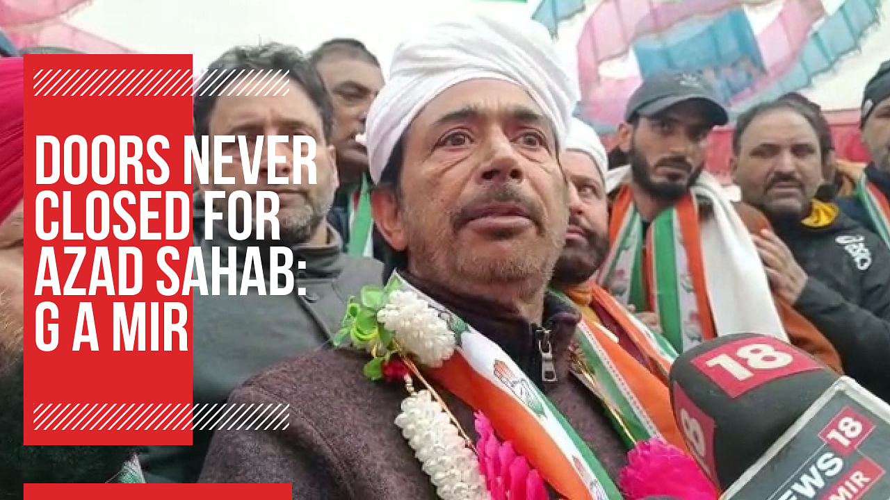 Video | Doors never closed for Azad sahab: G A Mir - Greater Kashmir