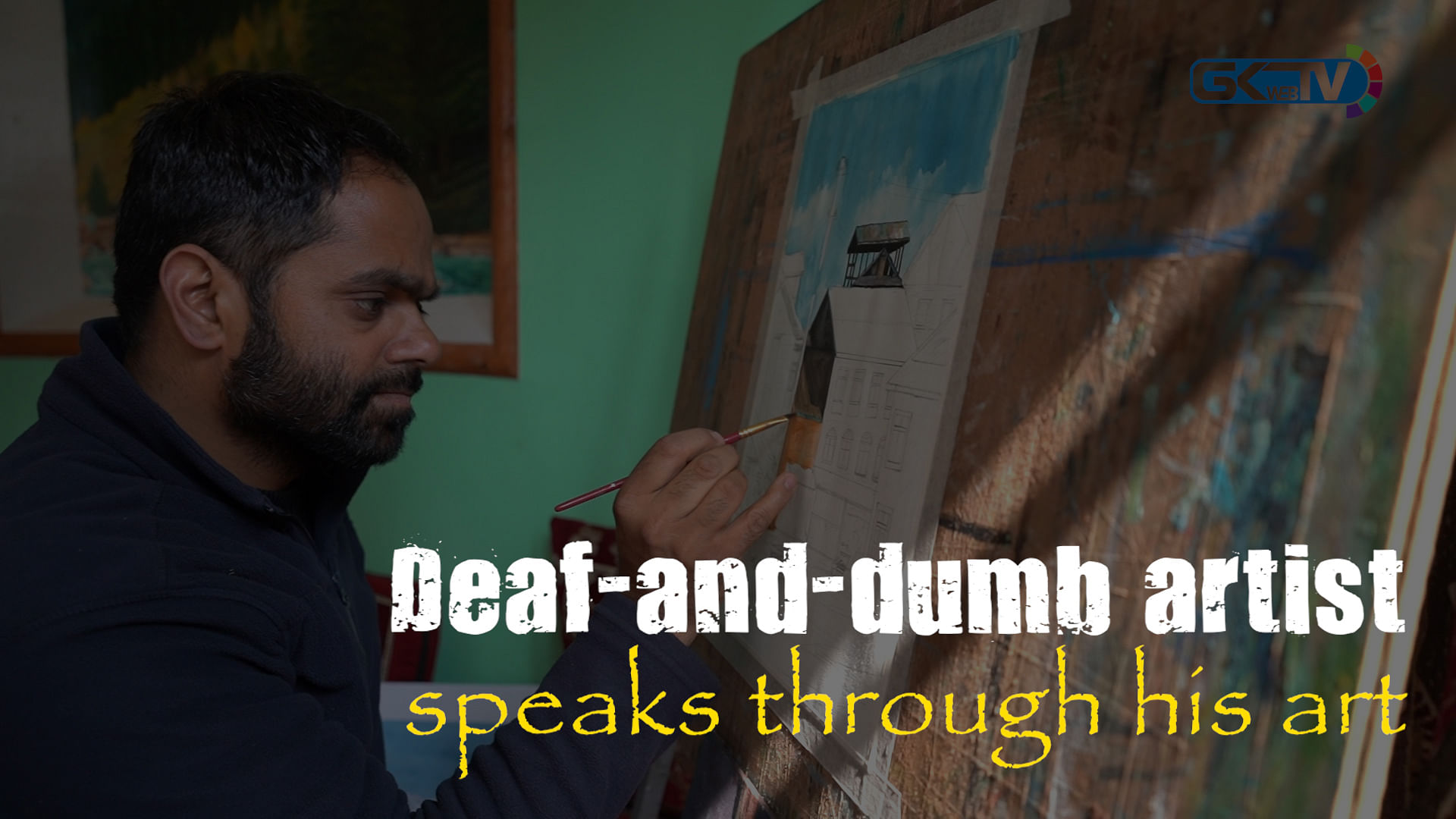 Watch | This Hearing and Speech-Impaired Artist Speaks Through His Art ...