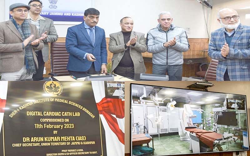 CS inaugurates Rs 8.5 Cr digital cath lab for SKIMS - Greater Kashmir