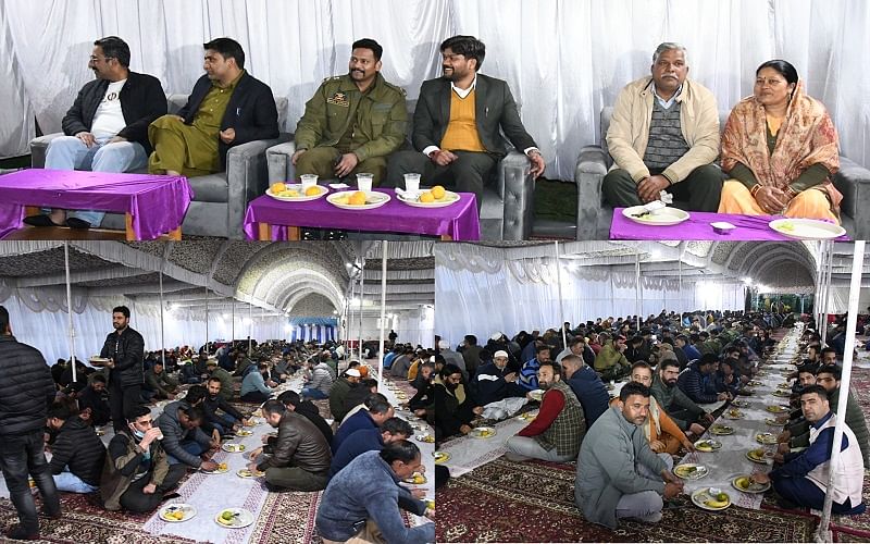 District Admin Ganderbal hosts grand Iftar party
