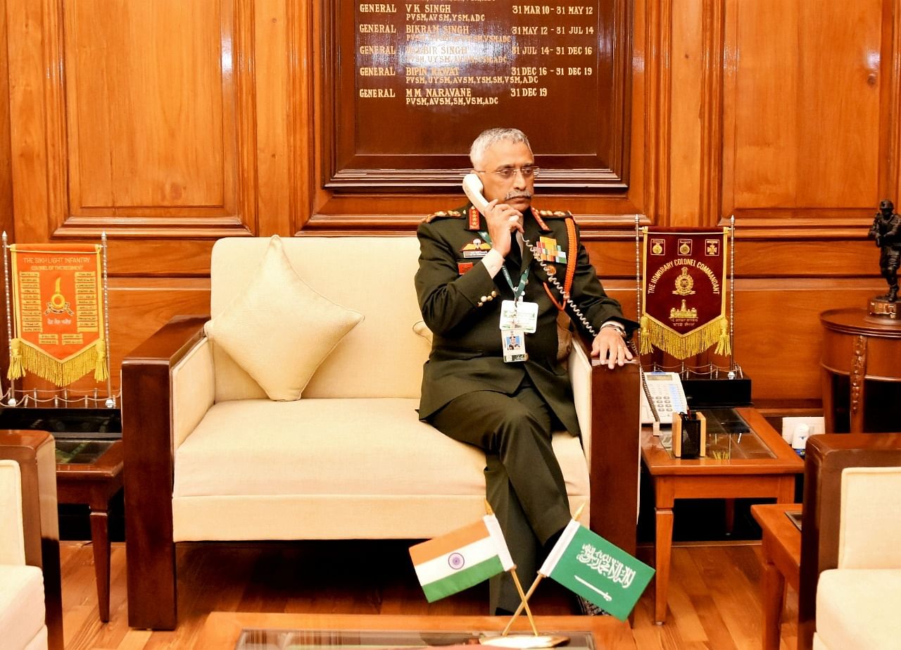 Army Chief Gen Naravane speaks to top Saudi commander - Greater Kashmir