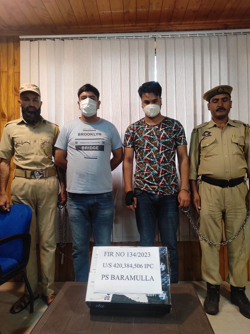 Two extortionists arrested in Baramulla: police - Greater Kashmir