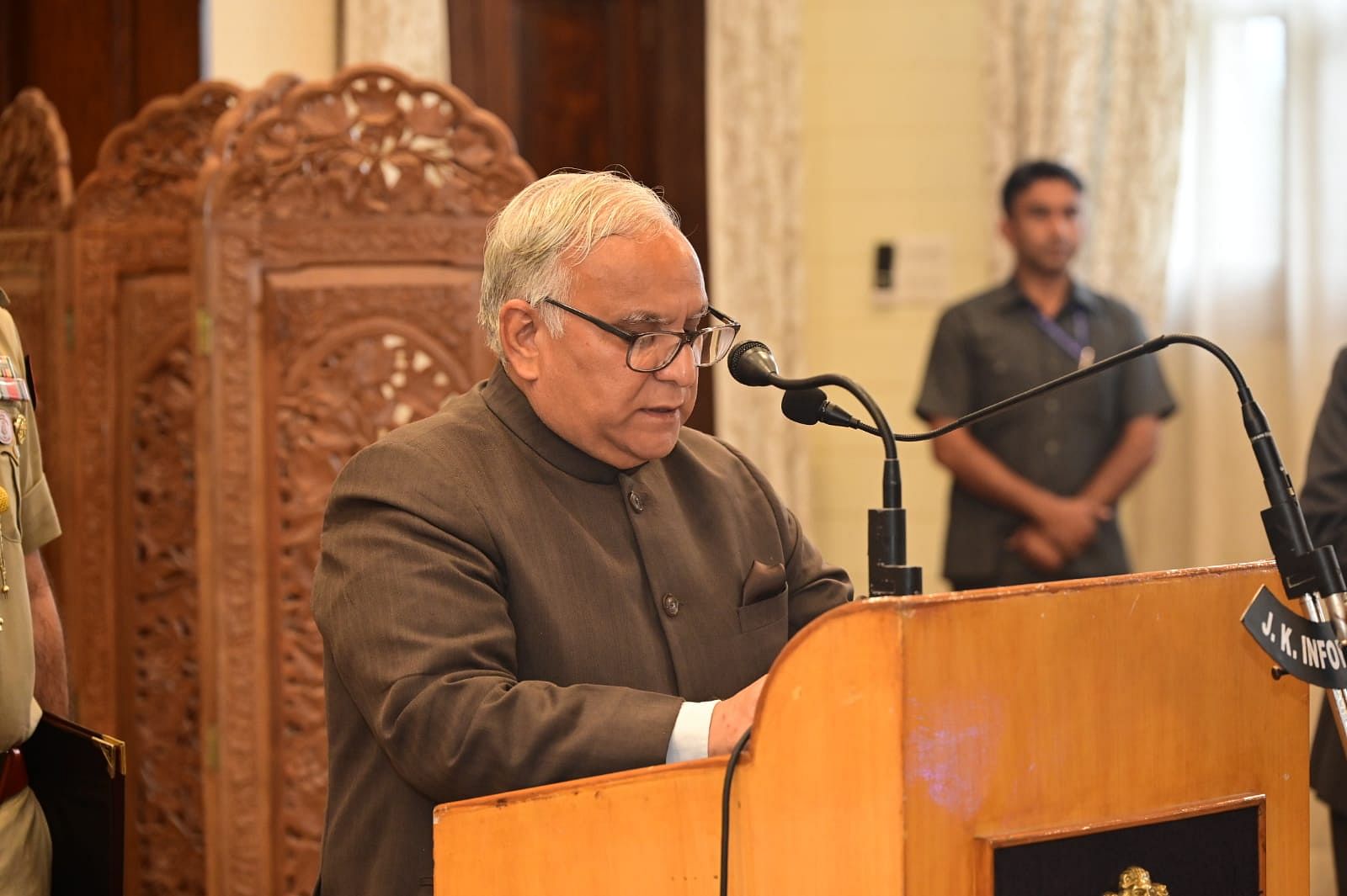 Braj Raj Sharma takes oath as State Election Commissioner of J&K ...