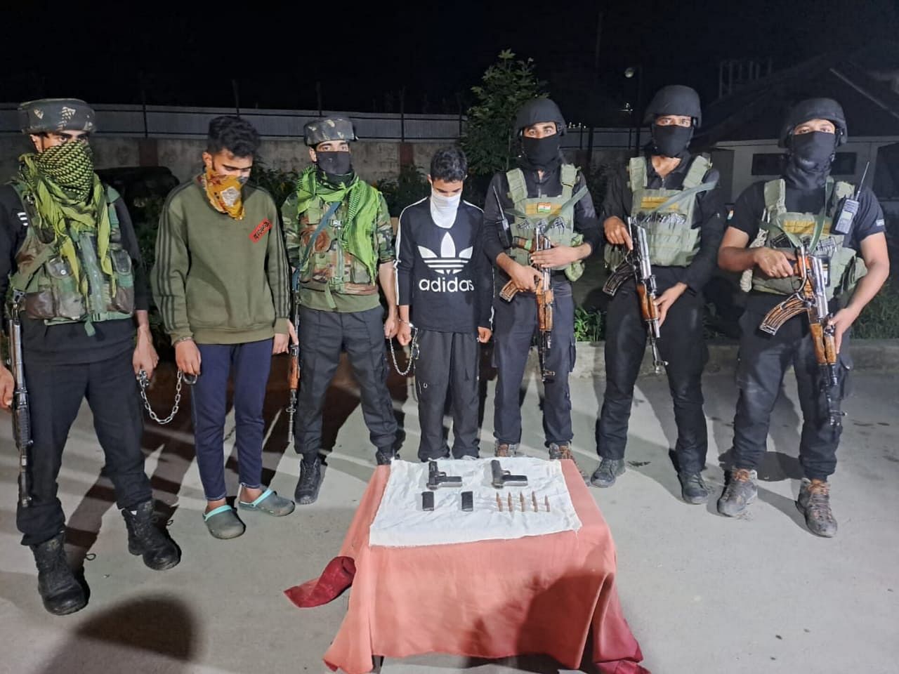 Two LeT associates arrested along with arms and ammunition in Baramulla ...