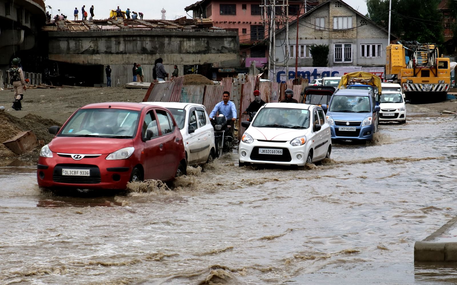 Waterlogging in city areas