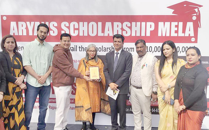 Aryans organises Scholarship Mela - Greater Kashmir