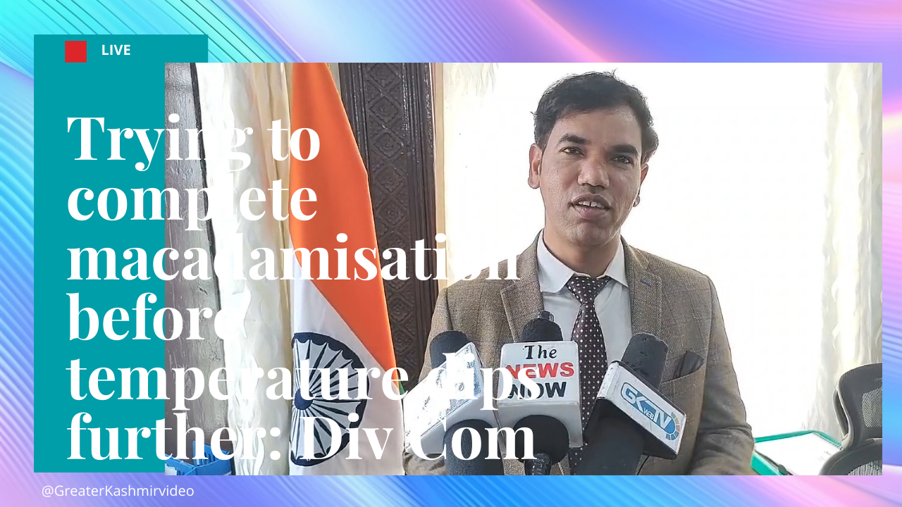 Video | Trying to complete macadamisation before temperature dips ...