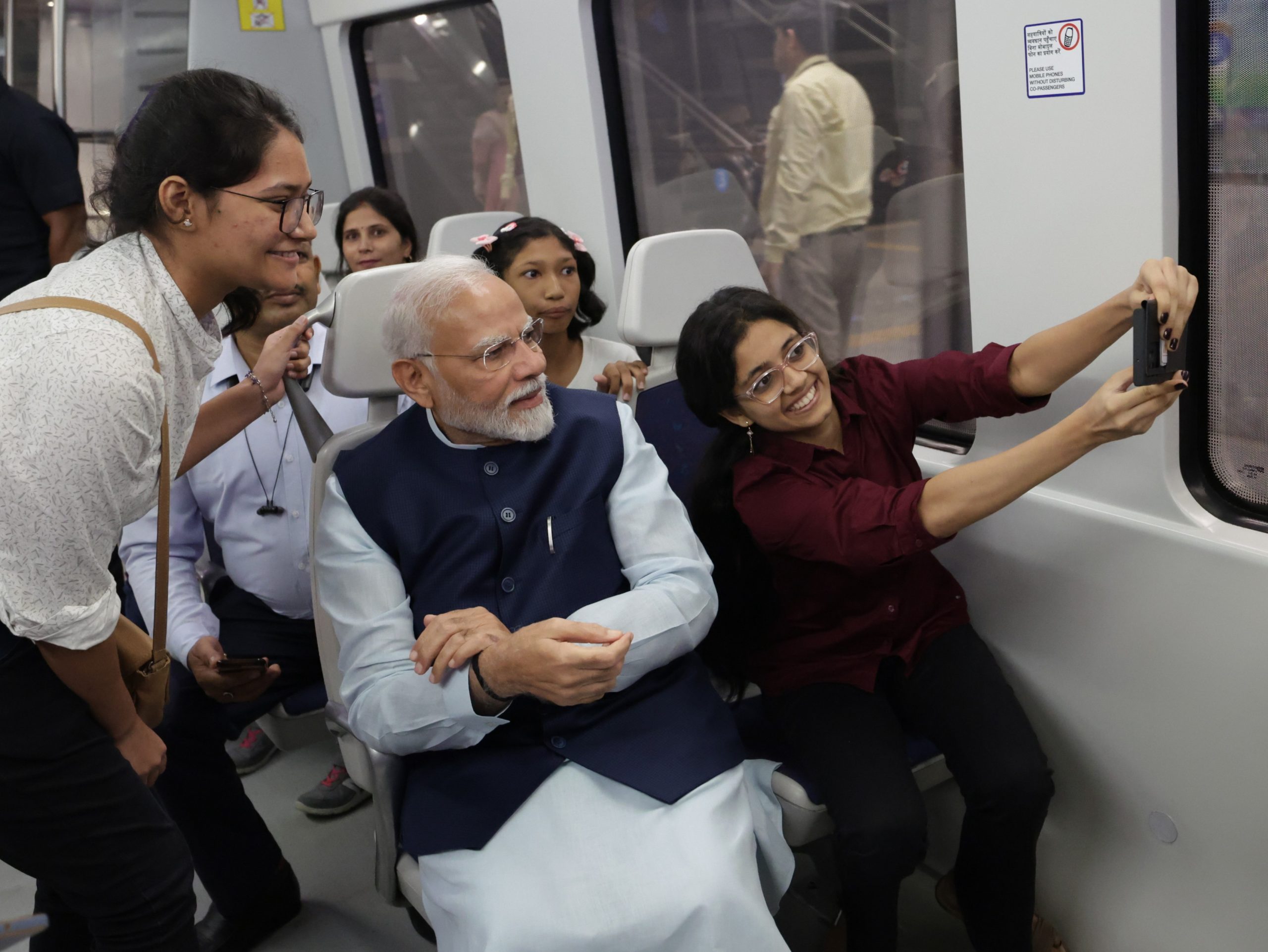 PM Modi inaugurates Delhi Airport Metro Express line to Dwarka, takes ...