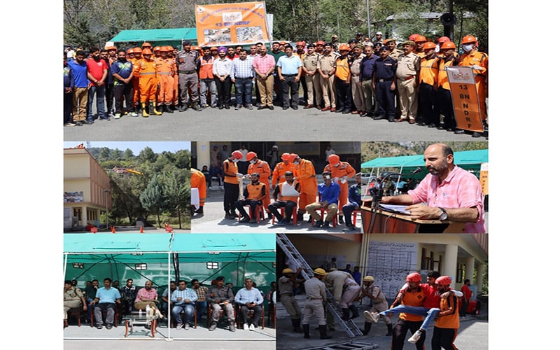 NDRF conducts mock drill on emergency, rescue operations at Ramban - Greater Kashmir