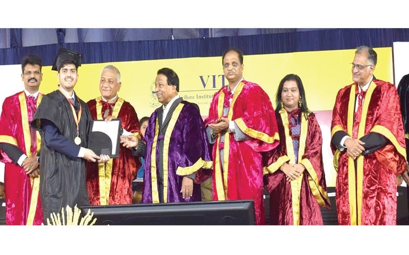 Vellore Institute of Technology holds 38th annual convocation function ...