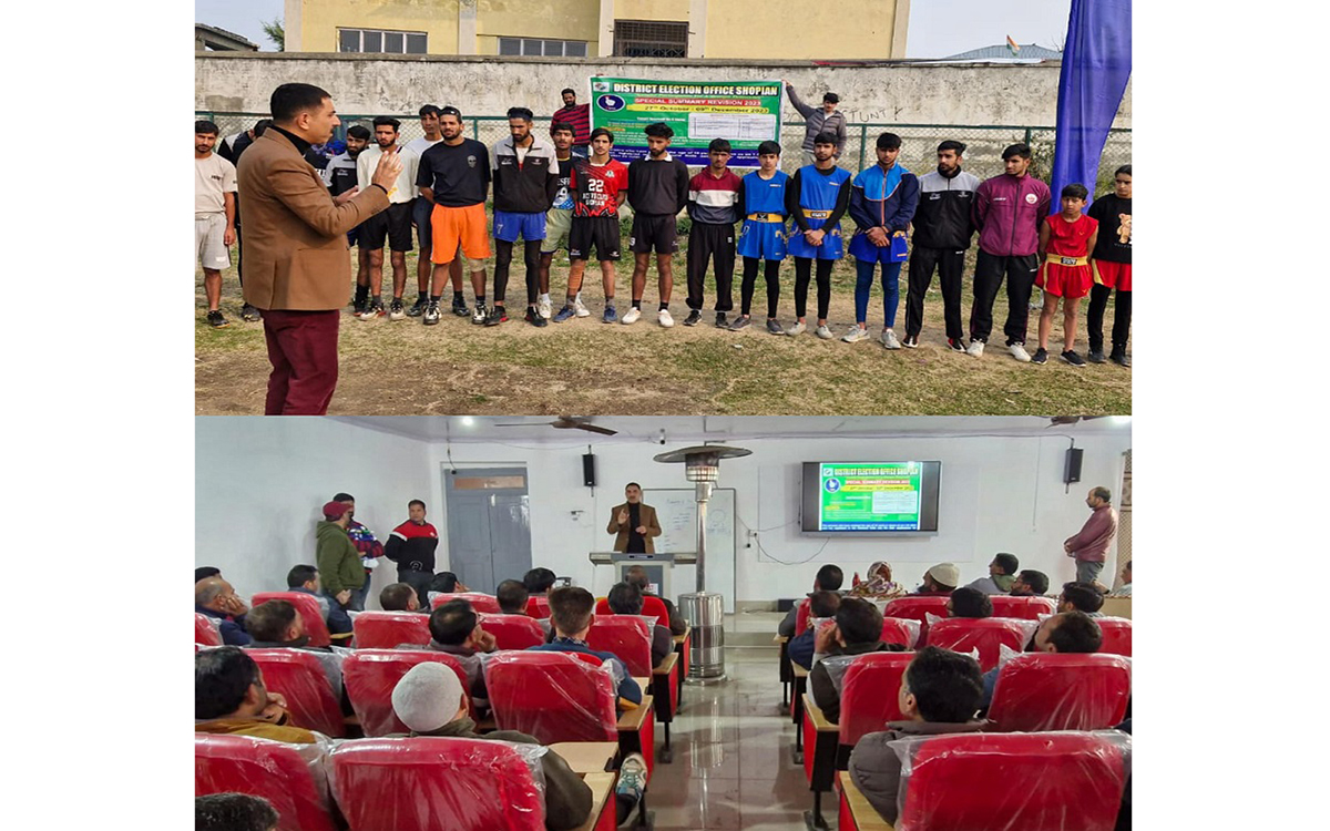 SVEEP voters awareness held at Shopian - Greater Kashmir