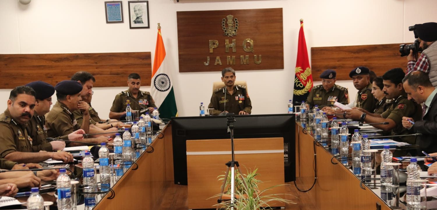DGP J&K Swain chairs high-level review meeting, emphasizes public ...
