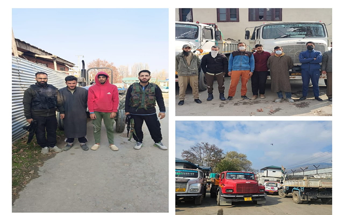 7 drivers arrested in Baramulla for illegal transportation of minerals ...