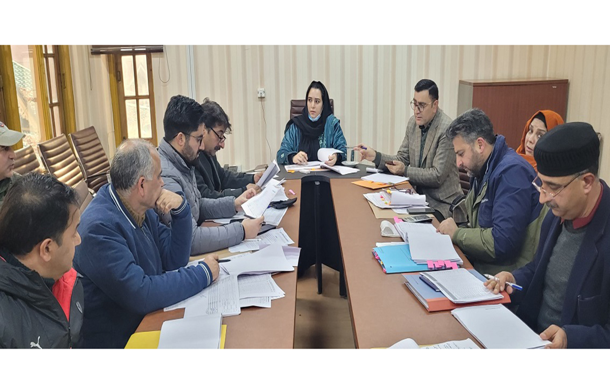 DC Baramulla directs officers to prioritise completion of projects ...