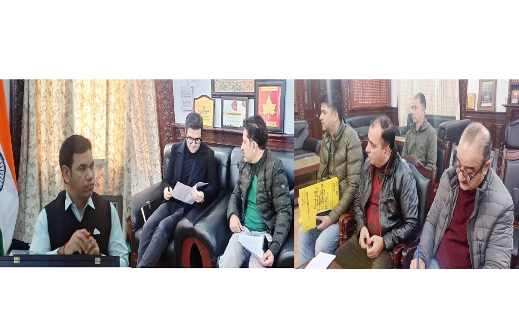 Div Com reviews allotment of land for graveyards to societies at Bemina ...