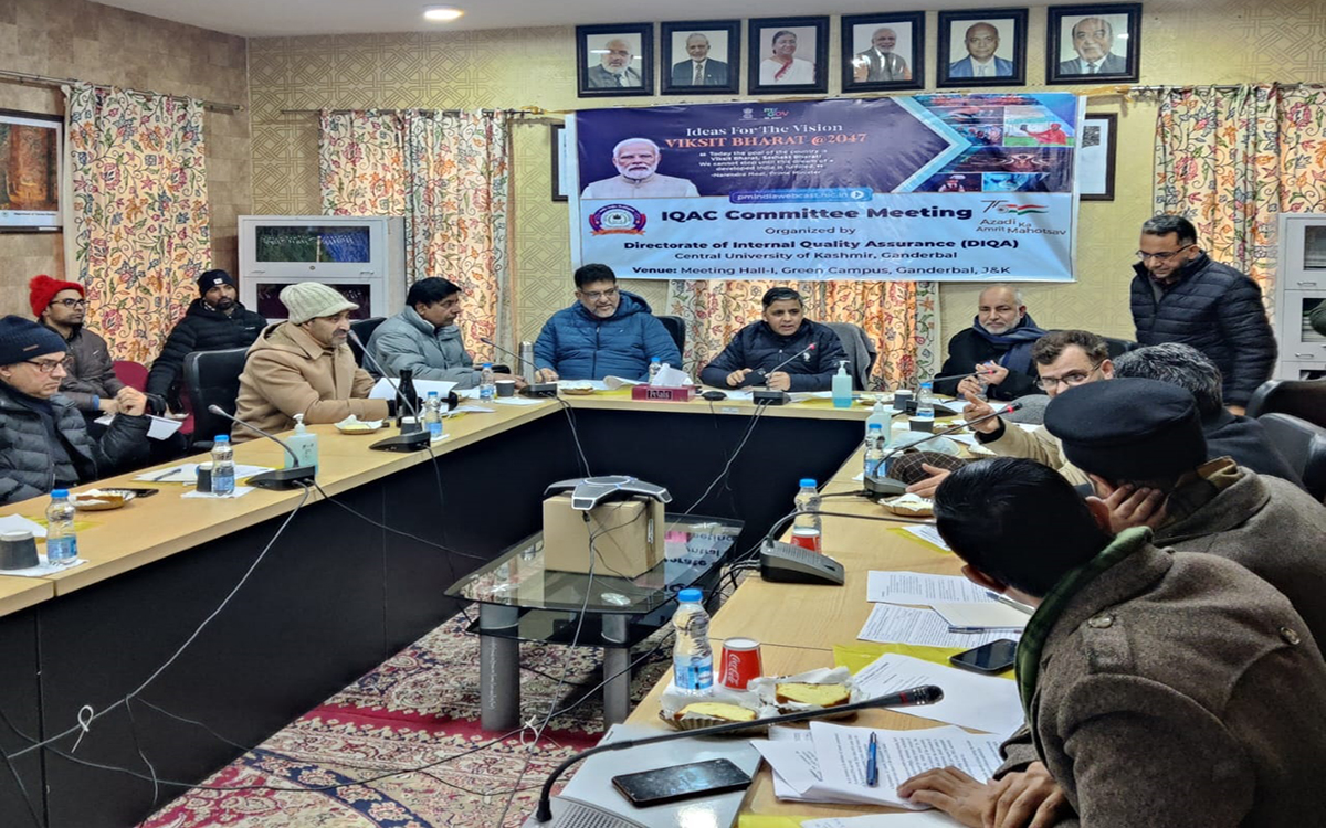CUK’s IQAC reviews quality enhancement initiatives - Greater Kashmir