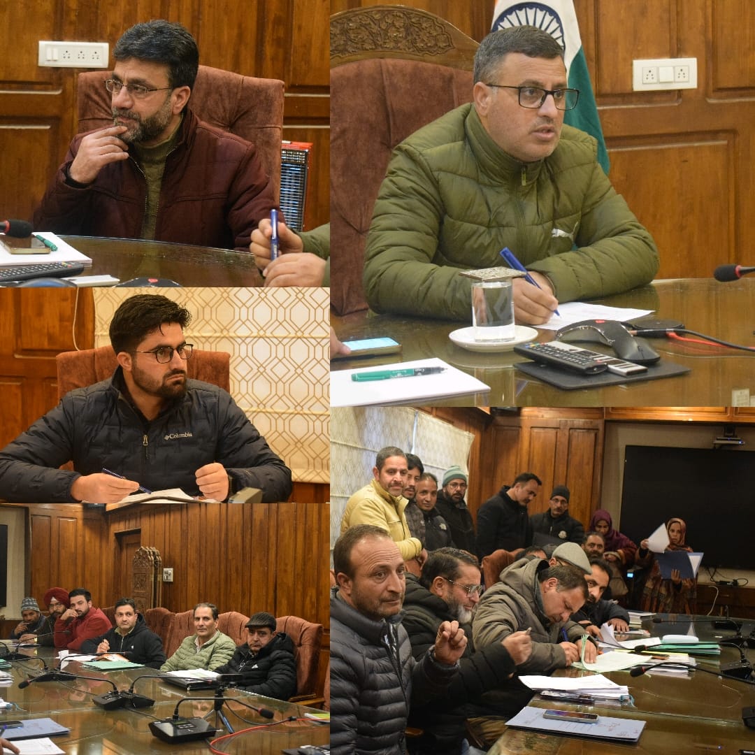 DC Bandipora chairs weekly DLIC meeting of HADP - Greater Kashmir