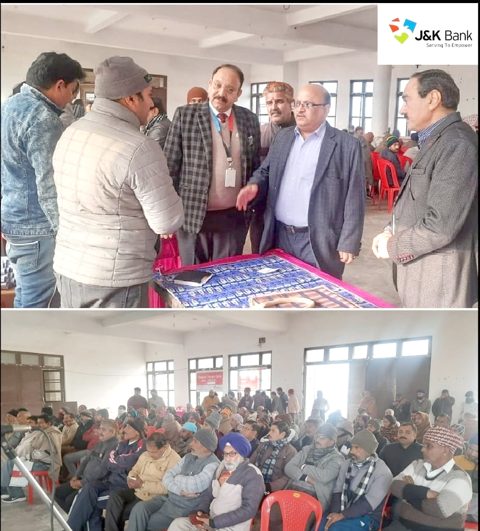J&K Bank ED visits KCC saturation camp in Samba - Greater Kashmir
