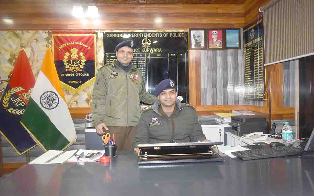 SSP Kupwara assumes charge - Greater Kashmir SSP Kupwara assumes charge - Greater Kashmir