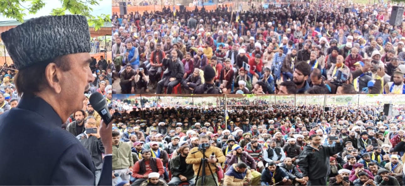 NC exploited people, we carried out development: Azad - Greater Kashmir